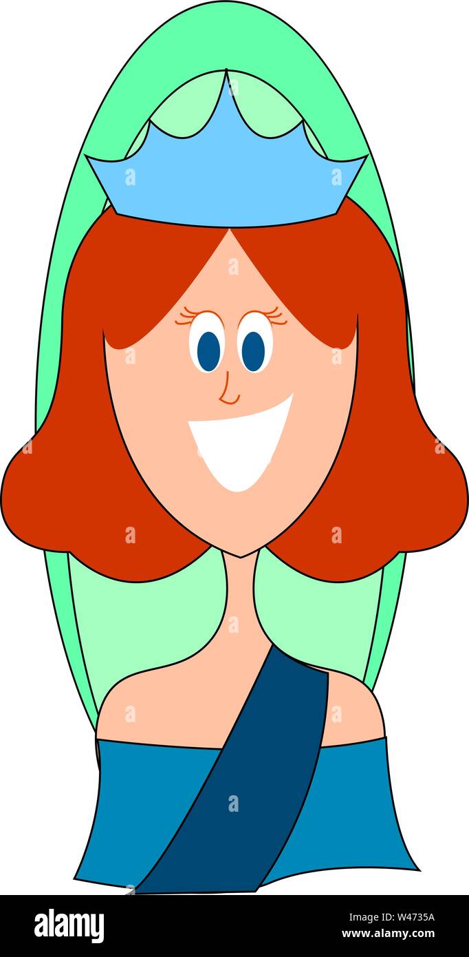 Vintage beauty contest Stock Vector Images - Alamy