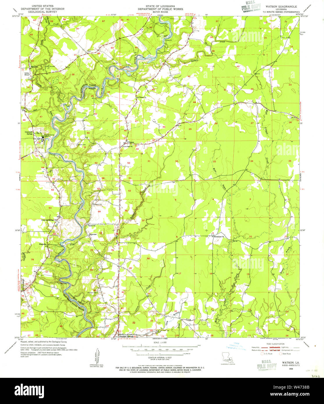 Map of watson hi-res stock photography and images - Alamy