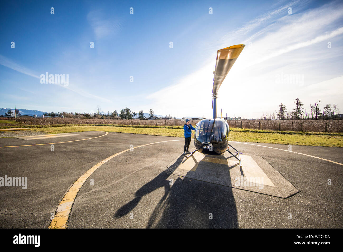 Helicopter landing zone hi-res stock photography and images - Alamy