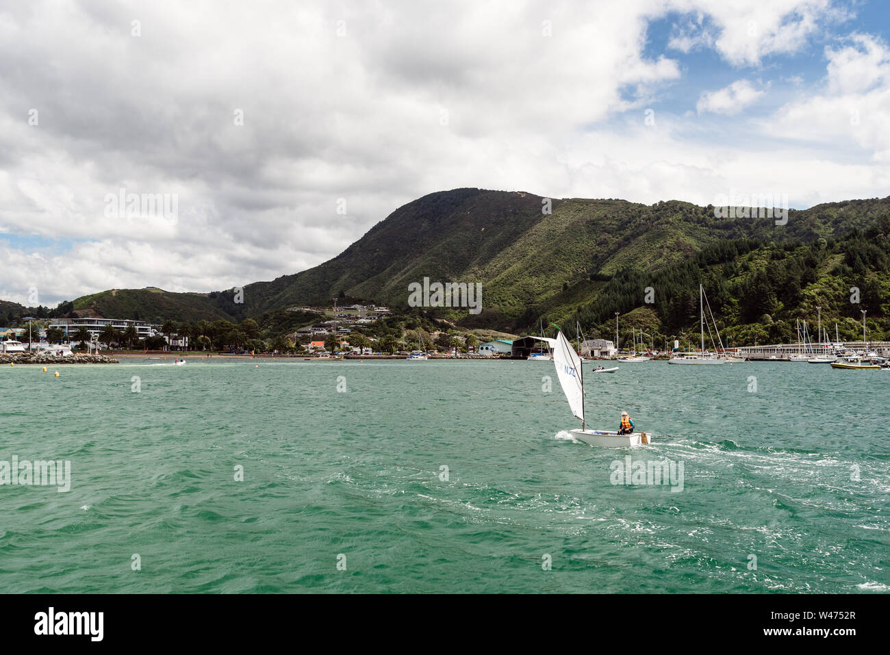 Adolescent girl sailing hi-res stock photography and images - Alamy