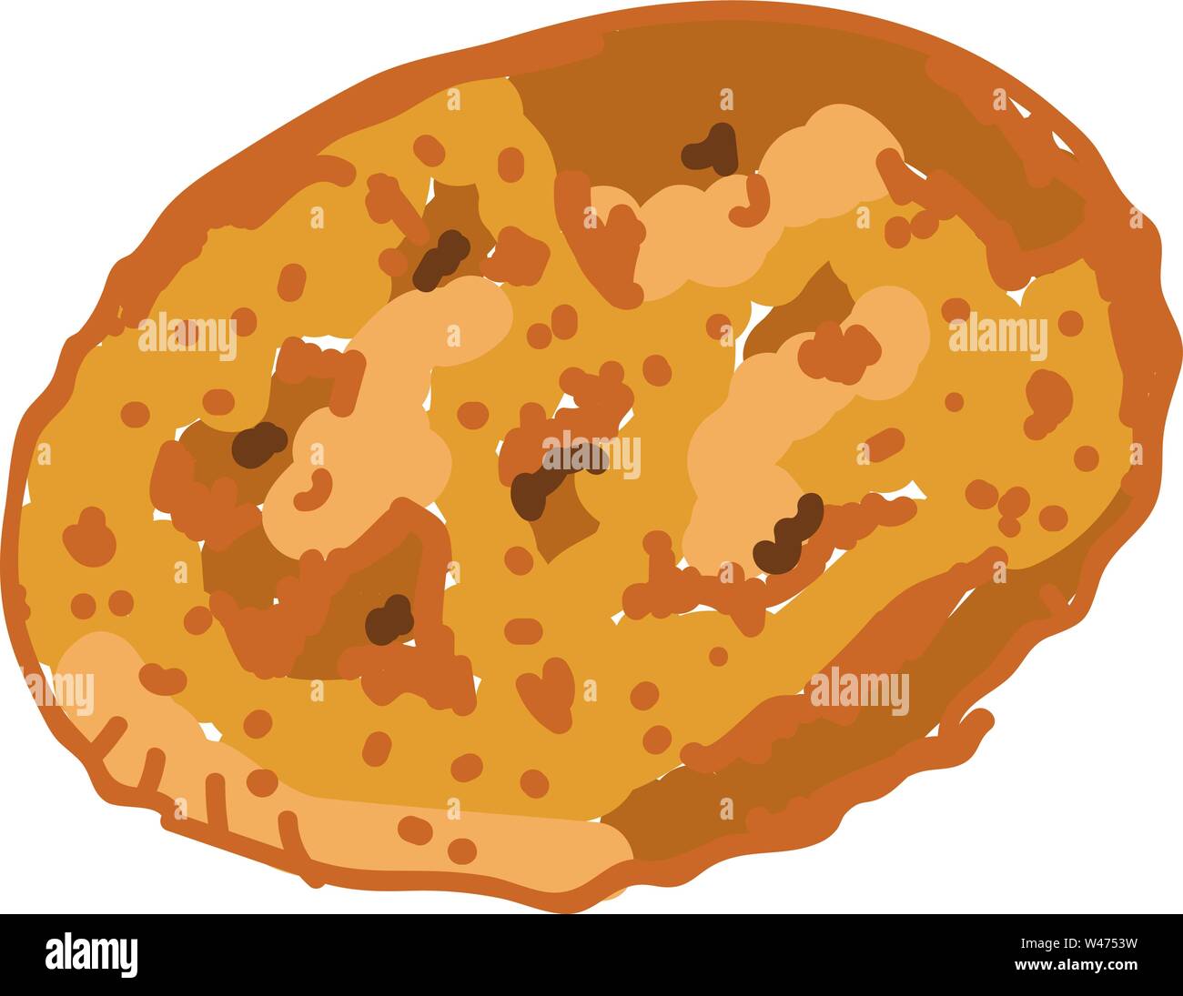 Cracker, illustration, vector on white background Stock Vector Image ...