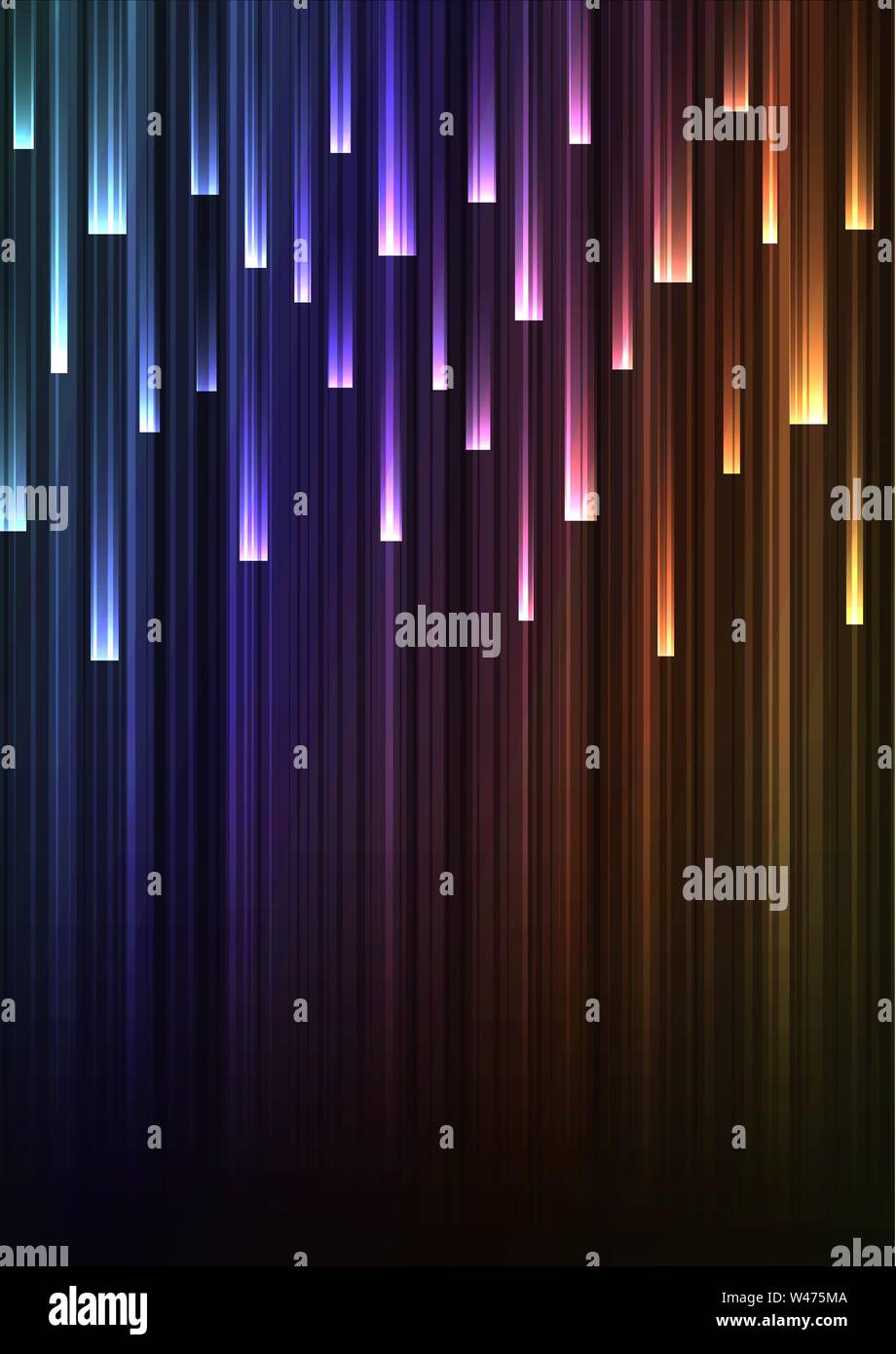 multicolour overlap pixel speed in dark background, geometric layer ...