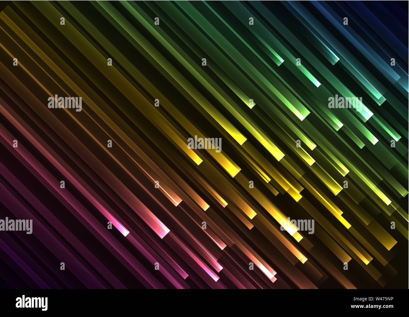 multicolour overlap pixel speed in dark background, geometric layer ...