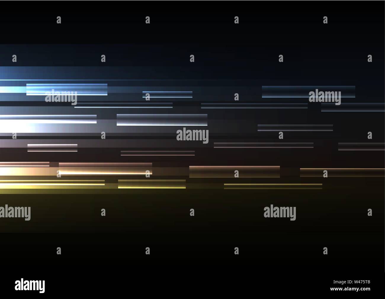 multicolour overlap pixel speed in dark background, geometric layer ...