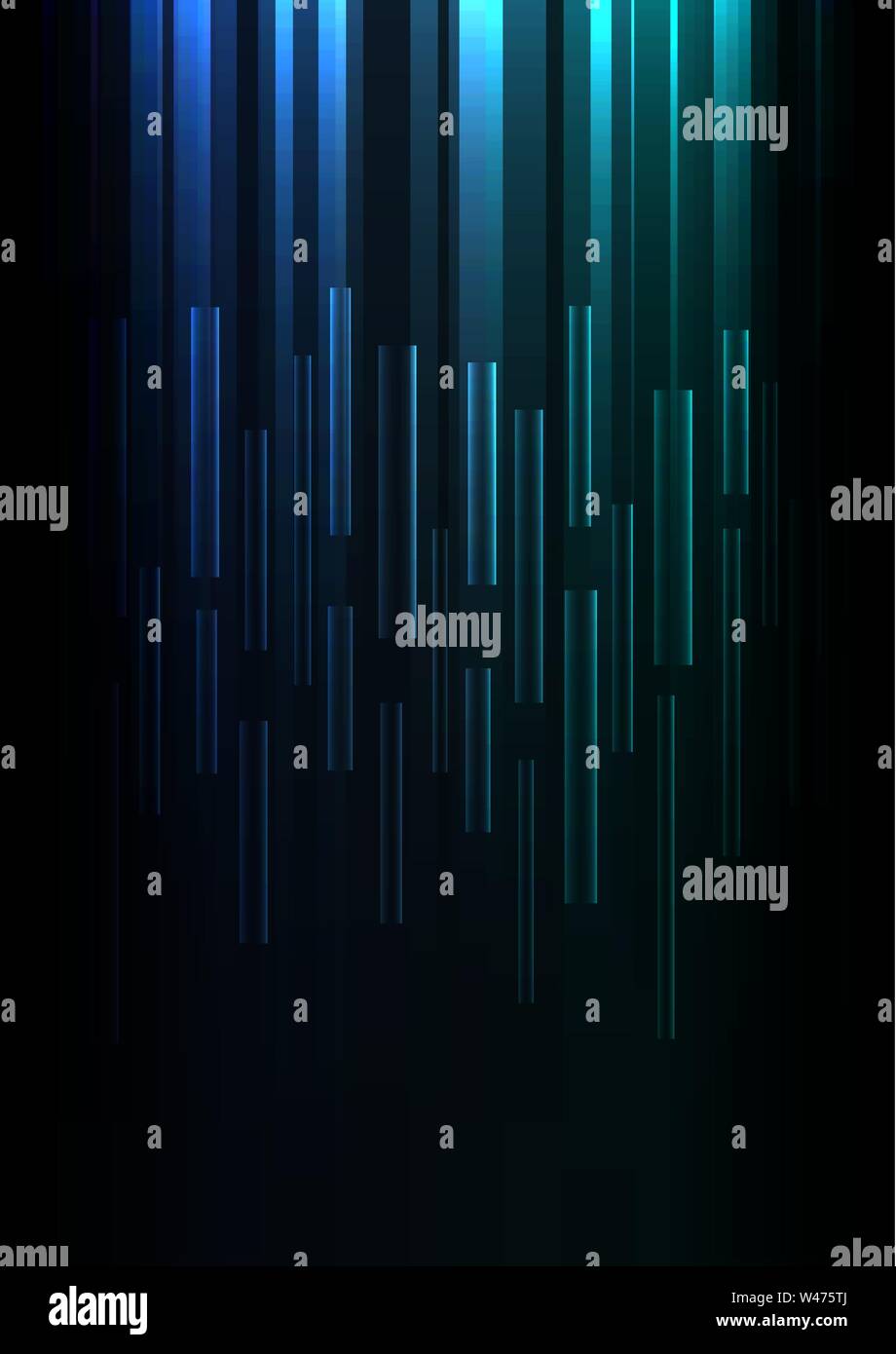 multicolour overlap pixel speed in dark background, geometric layer ...