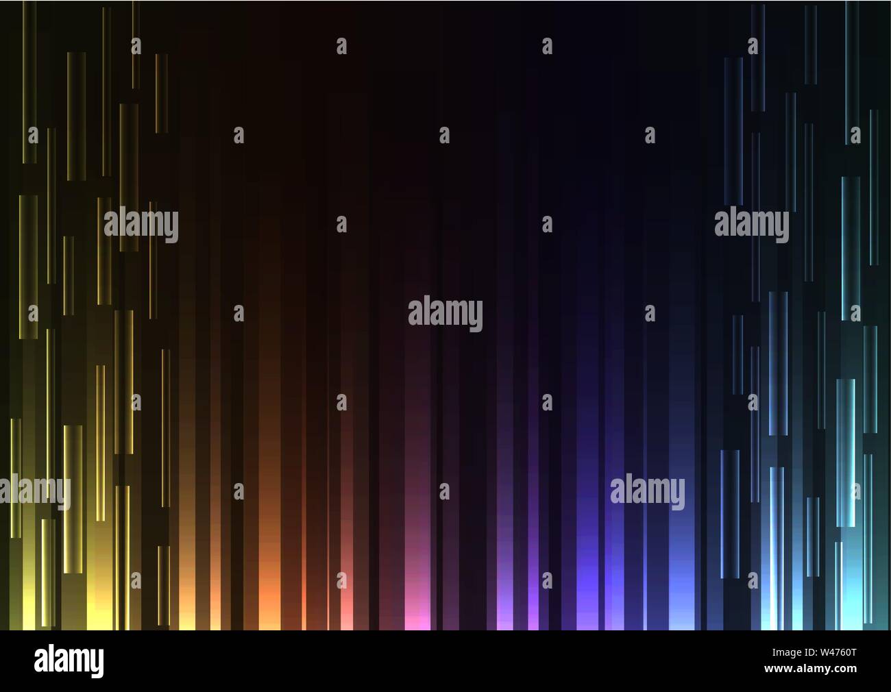 multicolour overlap pixel speed in dark background, geometric layer ...