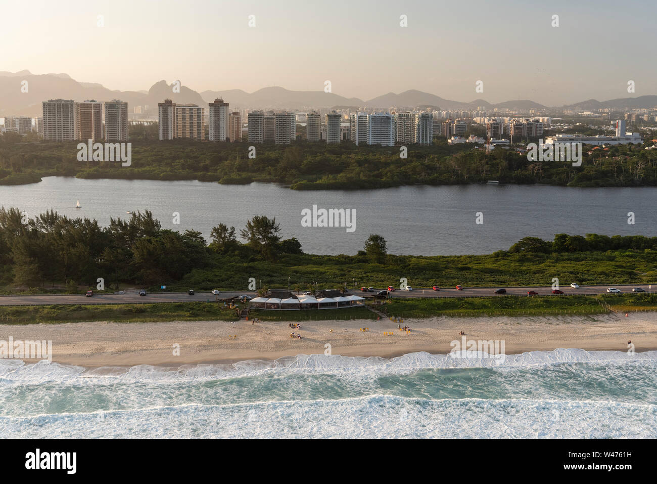 View from helicopter window to Rio de Janeiro, Brazil Stock Photo - Alamy