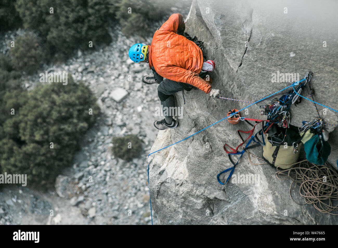 Climbing over ledge hi-res stock photography and images - Alamy