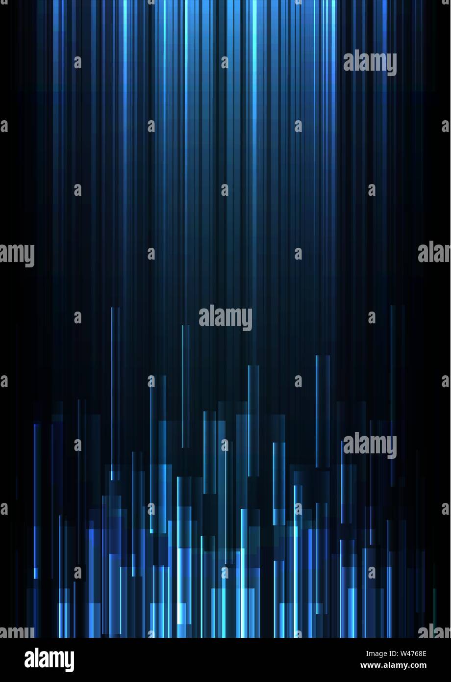 multicolour overlap pixel speed in dark background, geometric layer ...