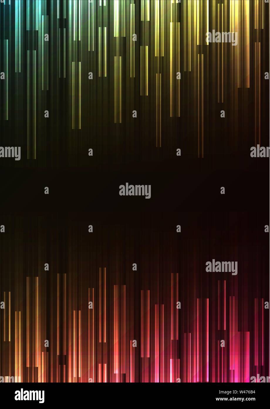 multicolour overlap pixel speed in dark background, geometric layer ...