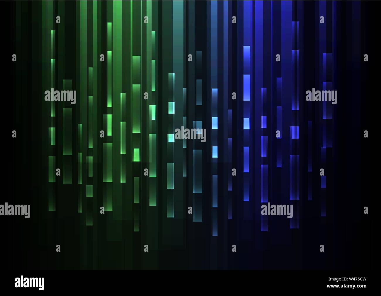 dark multicolour bar overlap in dark background, stripe layer backdrop ...