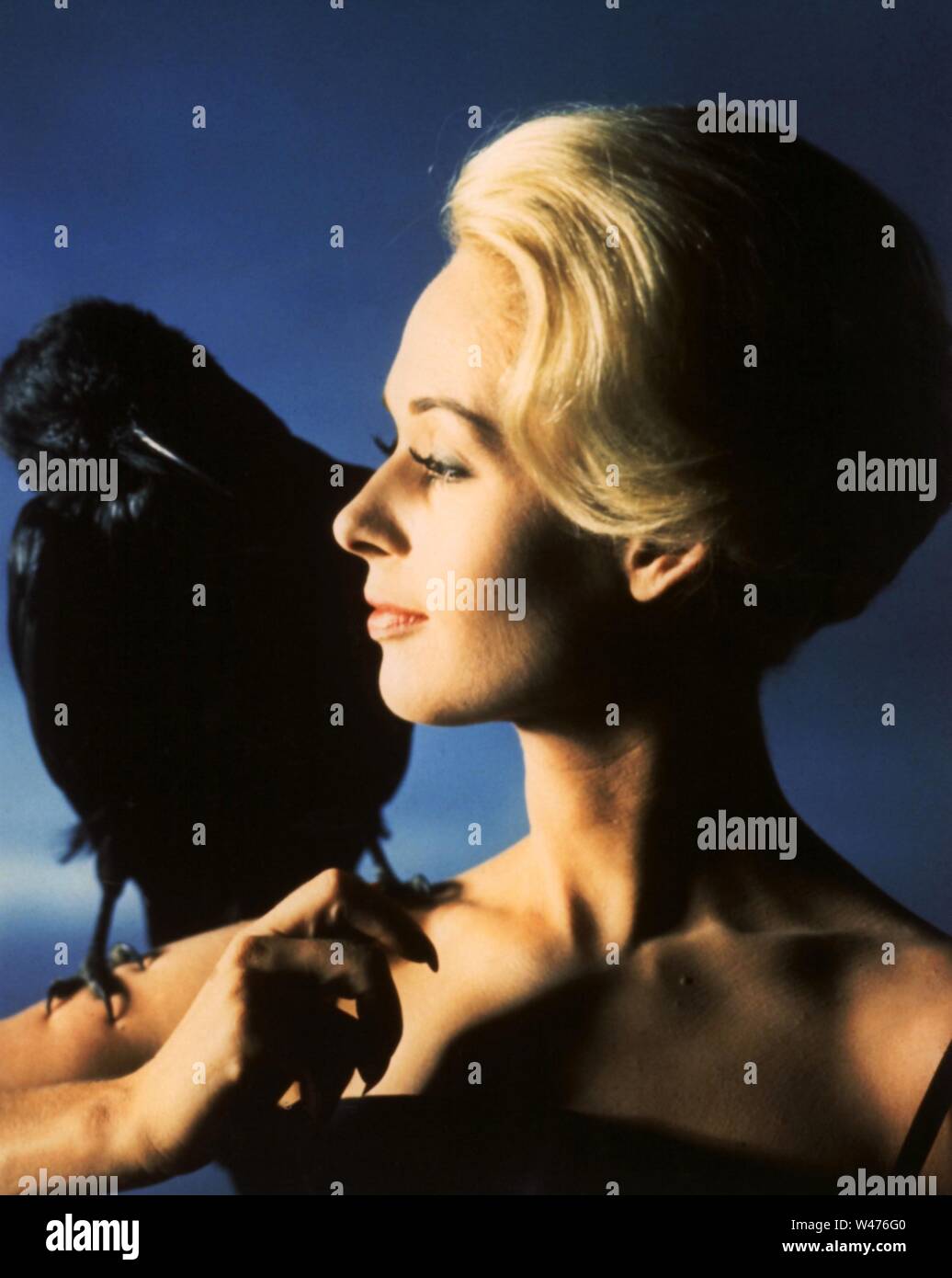 TIPPI HEDREN in THE BIRDS (1963), directed by ALFRED HITCHCOCK. Credit ...