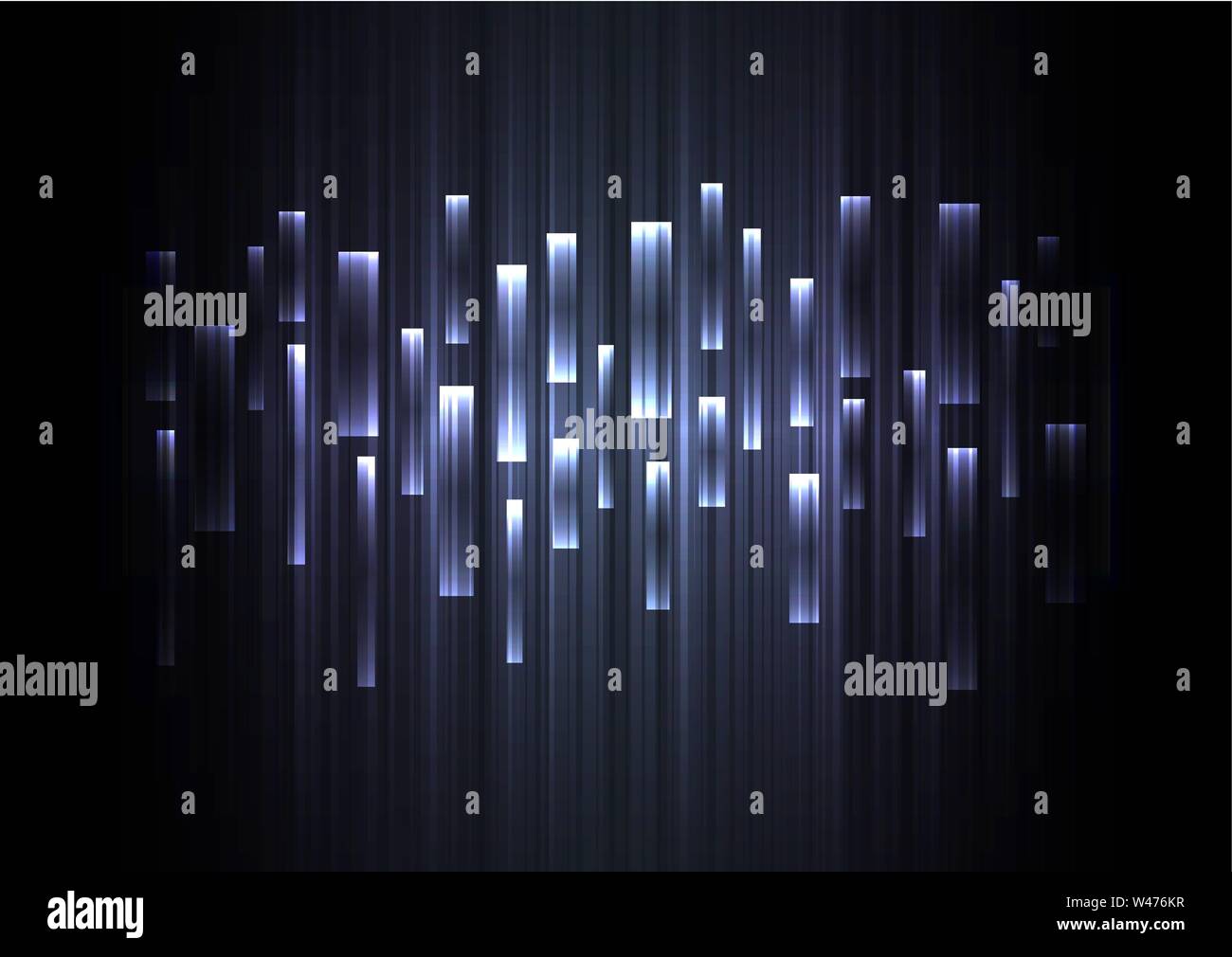 dark multicolour bar overlap in dark background, stripe layer backdrop ...