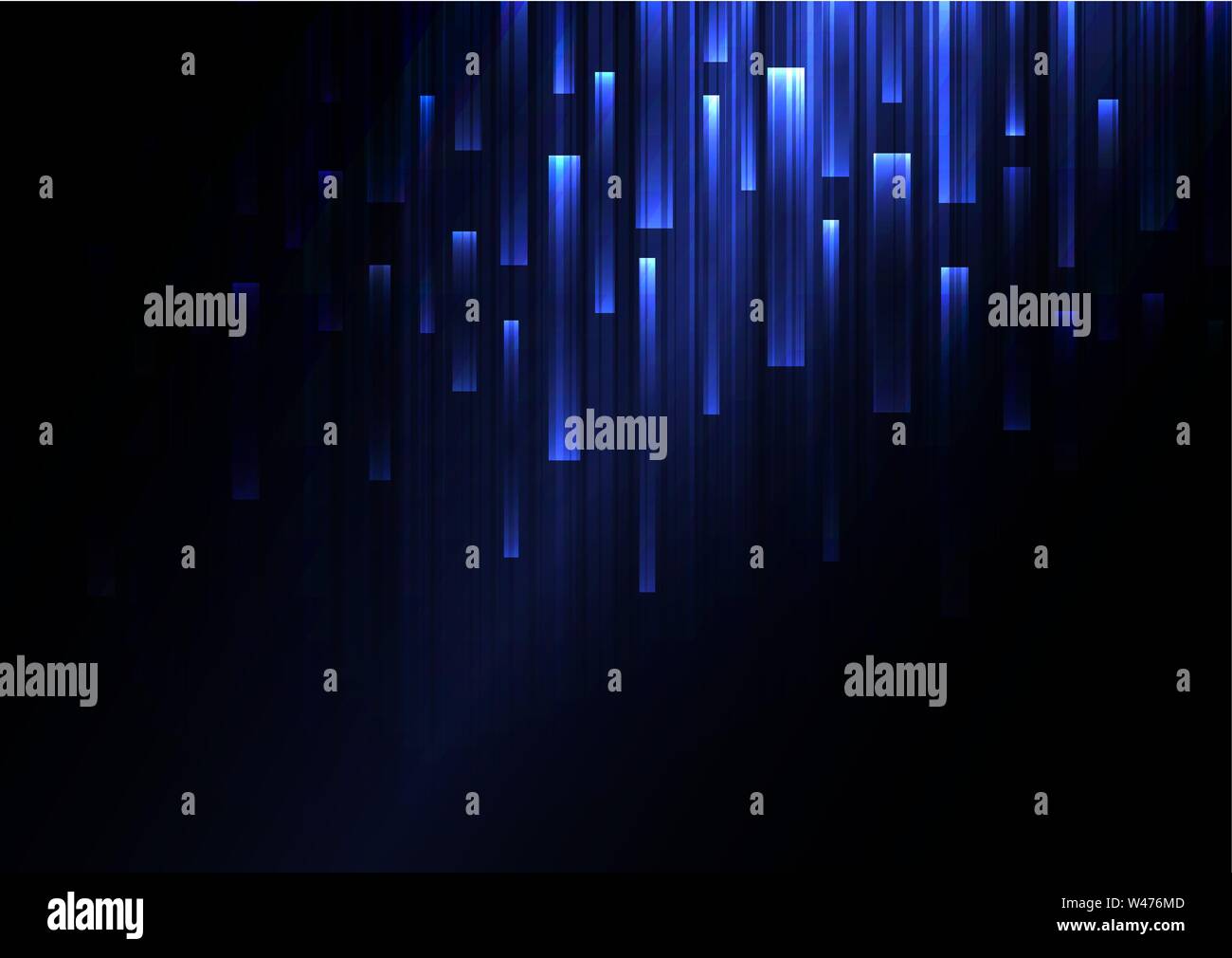 dark multicolour bar overlap in dark background, stripe layer backdrop ...