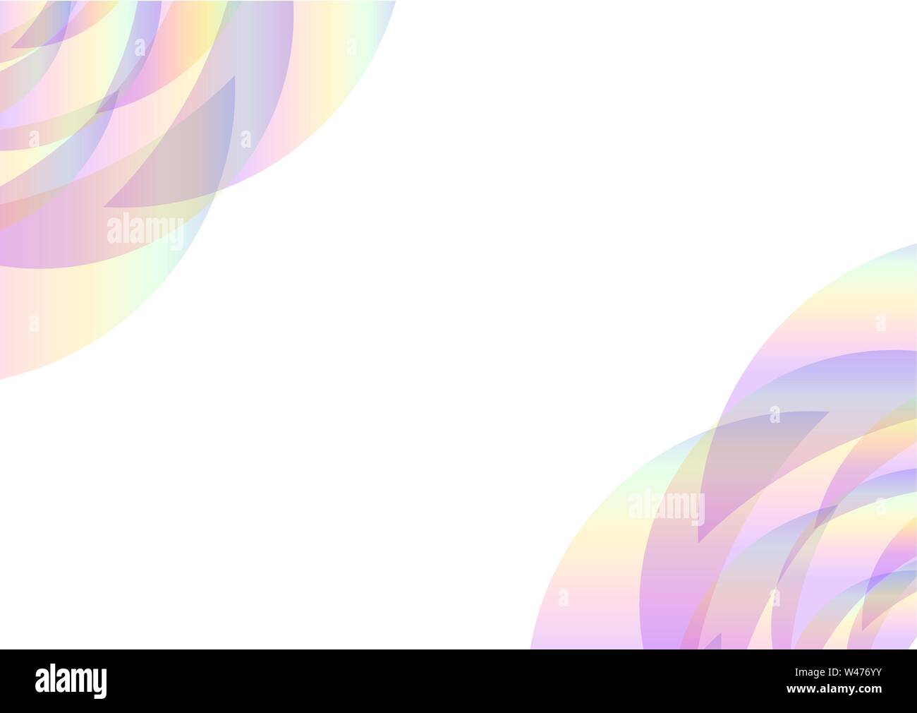 Abstract rainbow curve overlap Stock Vector Images - Alamy