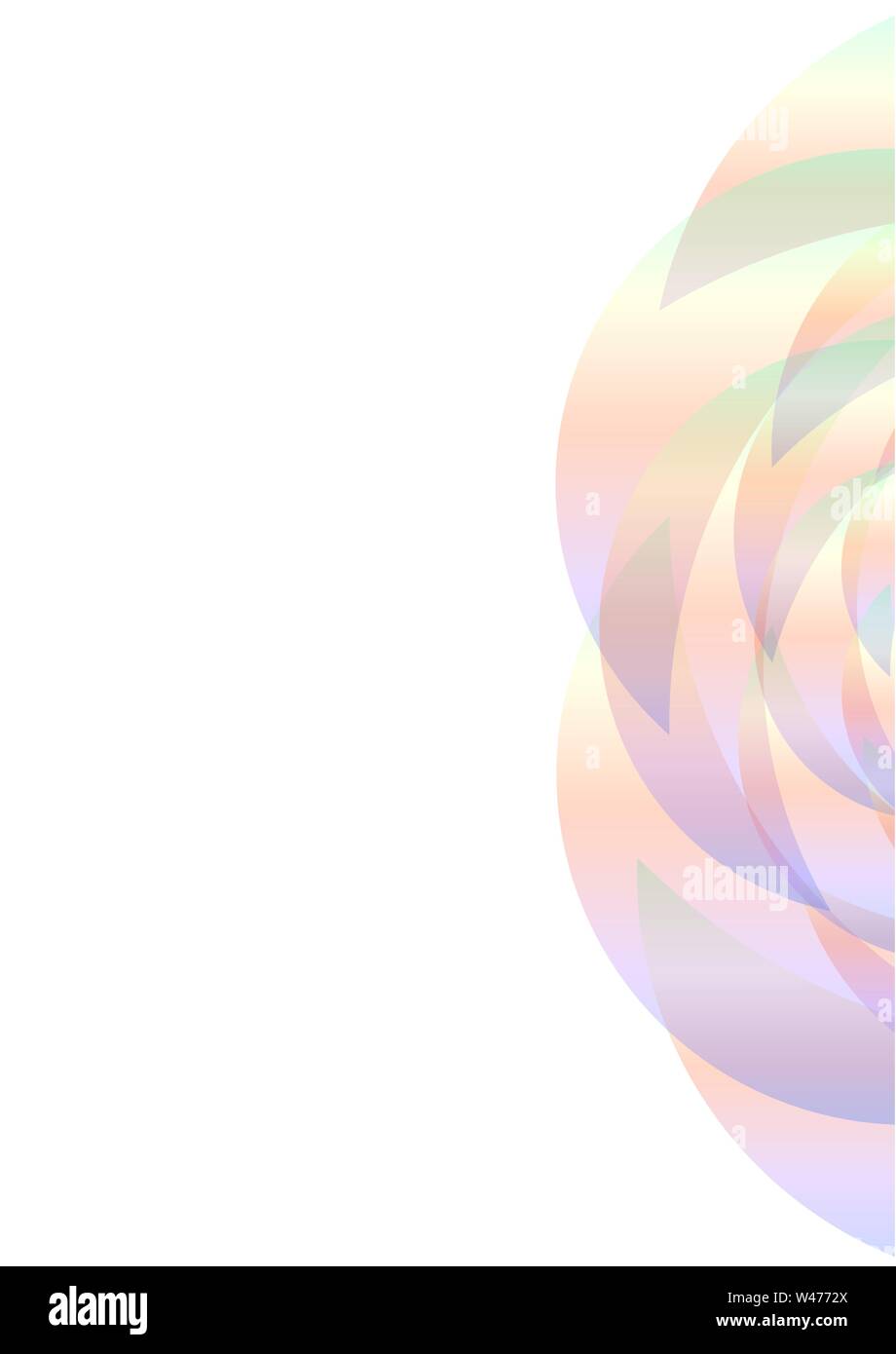 Abstract rainbow curve overlap Stock Vector Images - Alamy