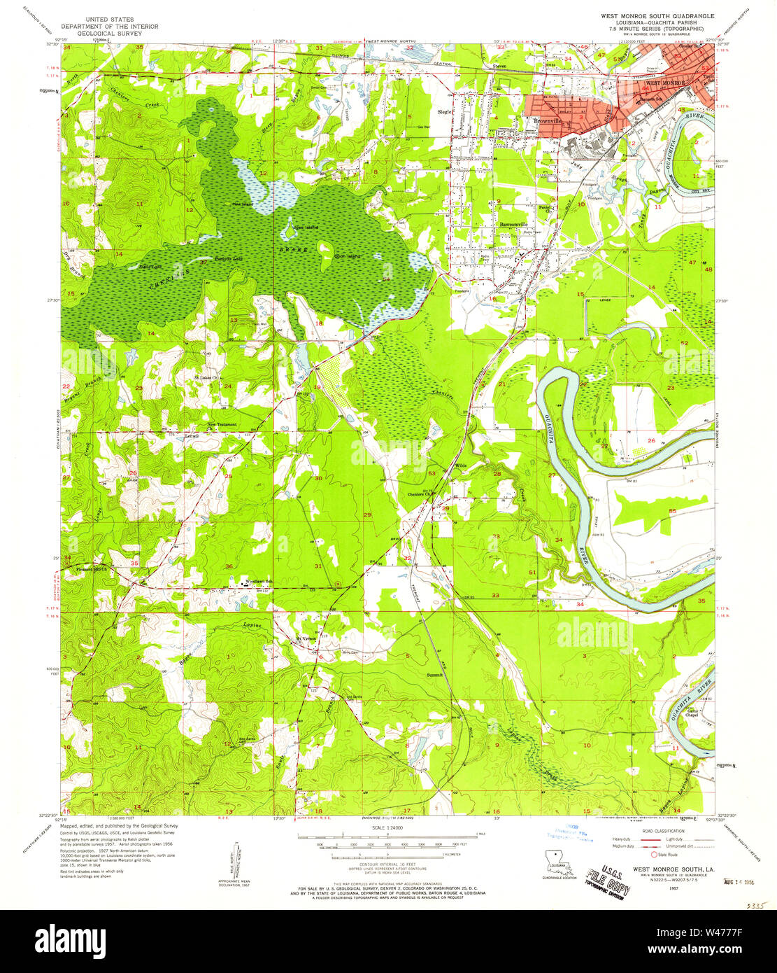 West Monroe Map Cut Out Stock Images And Pictures Alamy