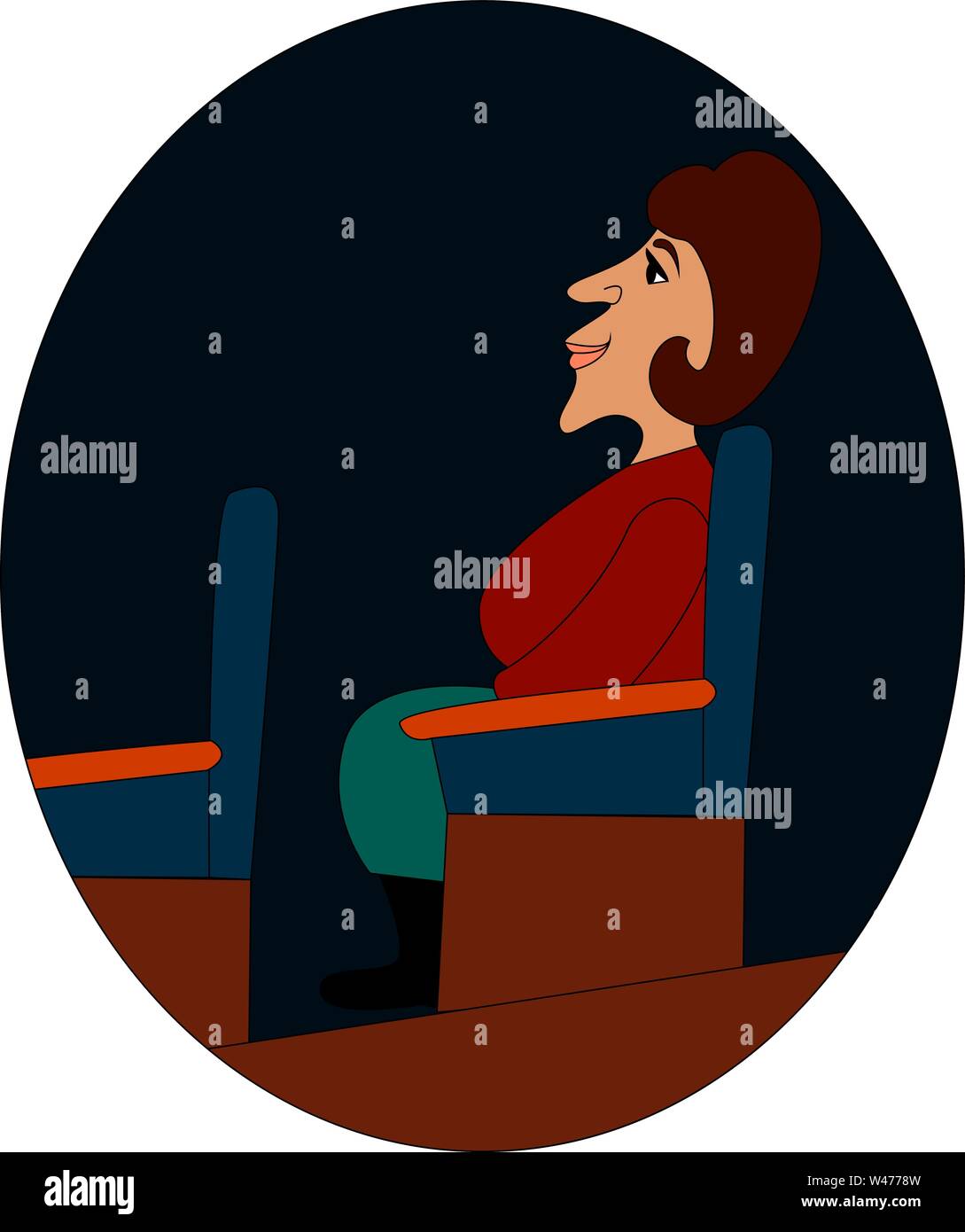 Woman posing art in Stock Vector Images - Alamy