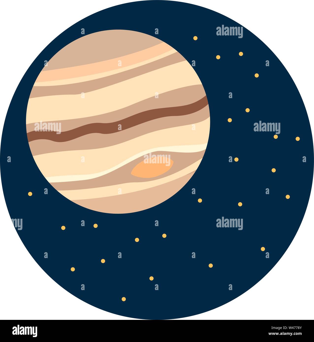 Jupiter Planet Cartoon