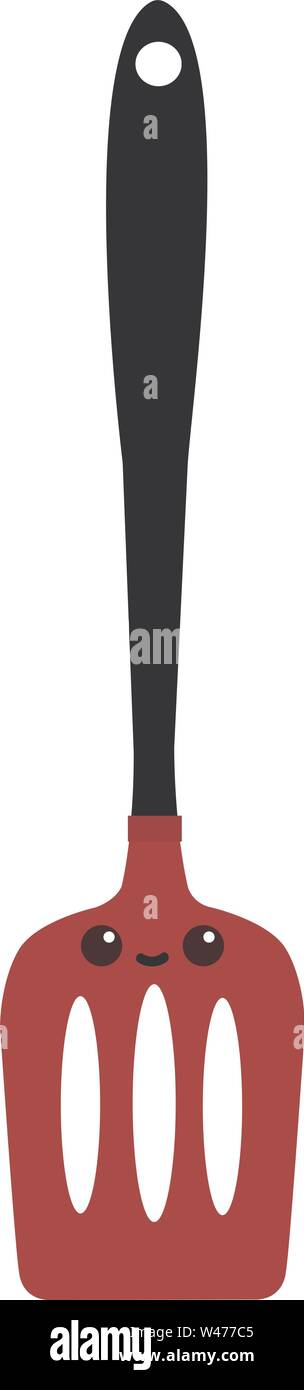 Red kitchen stick, illustration, vector on white background Stock ...