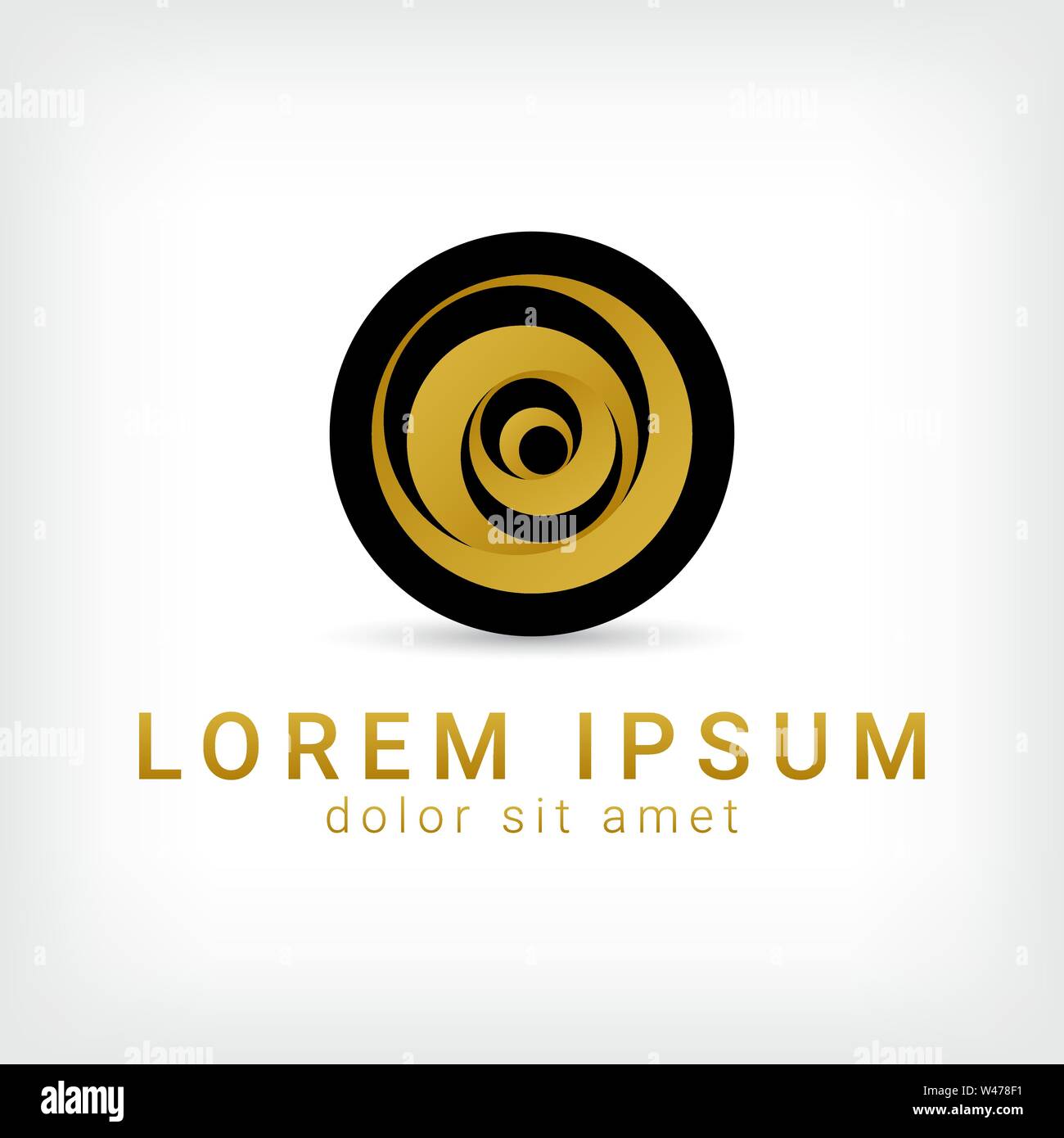 curve rose vector logo design template, beauty icon, floral abstract ...