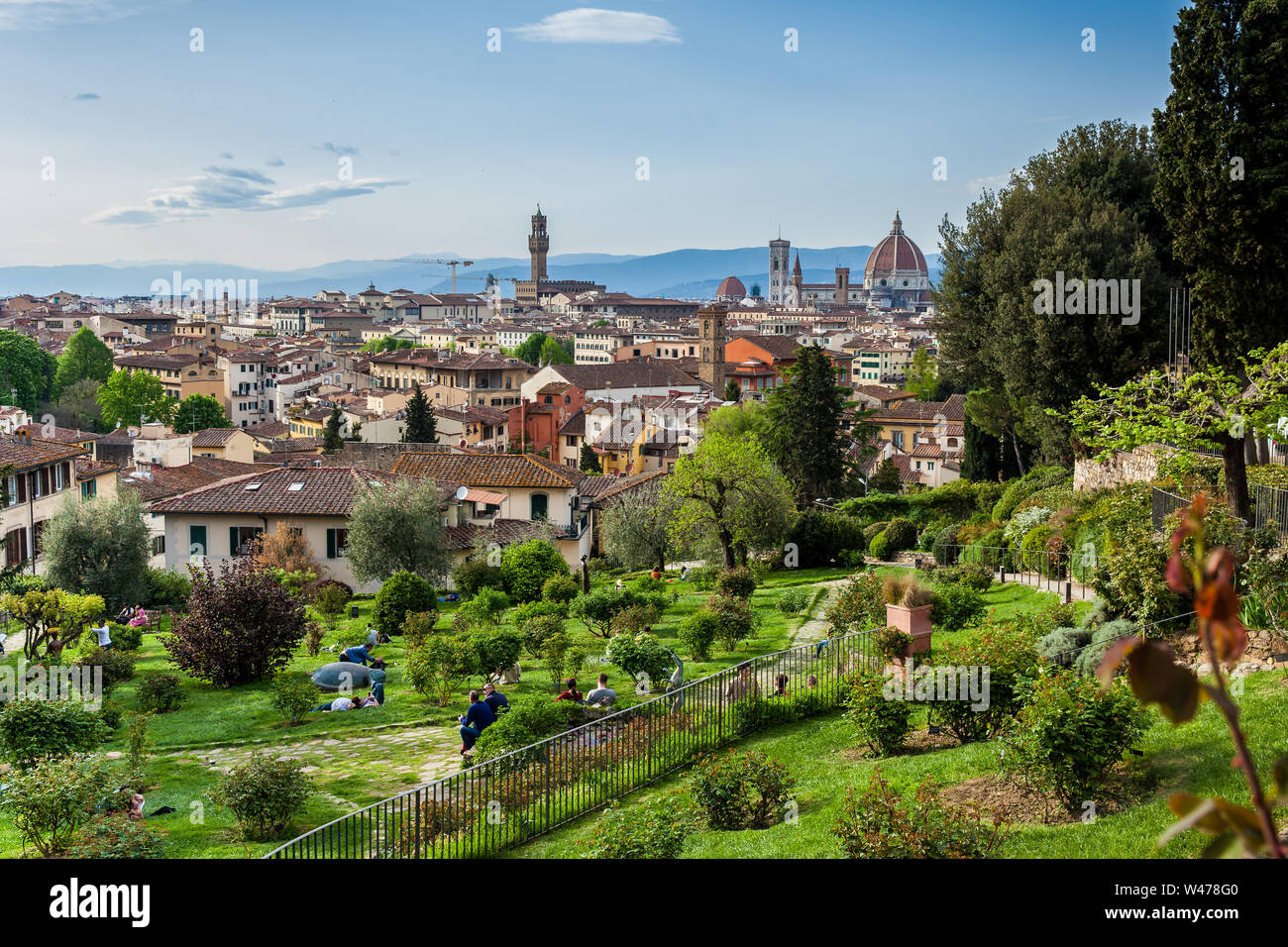 FLORENCE, ITALY - APRIL, 2018: View of the beautiful city of Florence ...