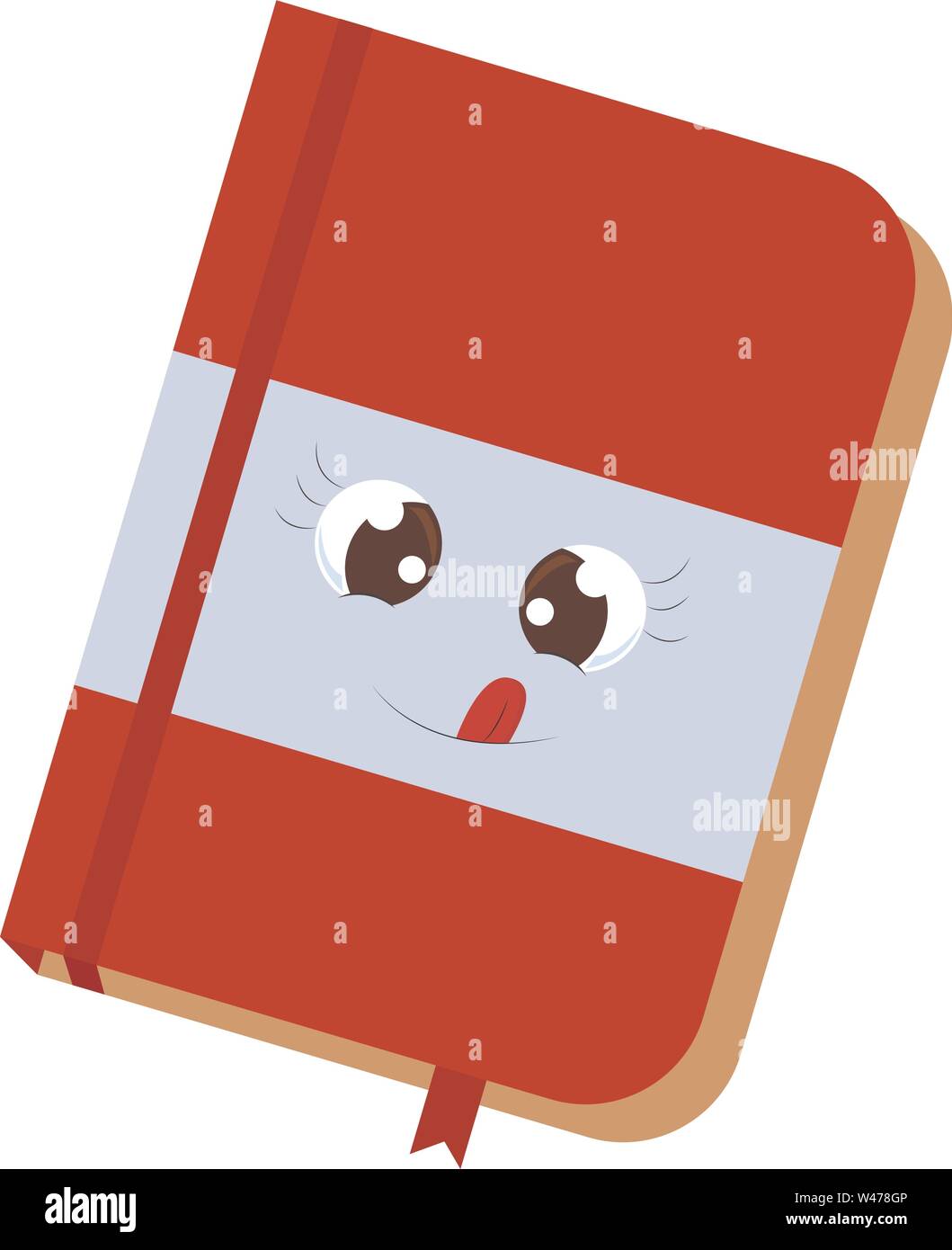 Cute red white doodle Cut Out Stock Images & Pictures - Alamy