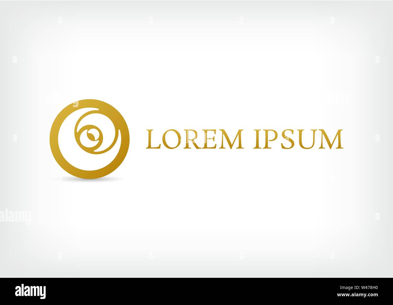 curve rose vector logo design template, beauty icon, floral abstract ...