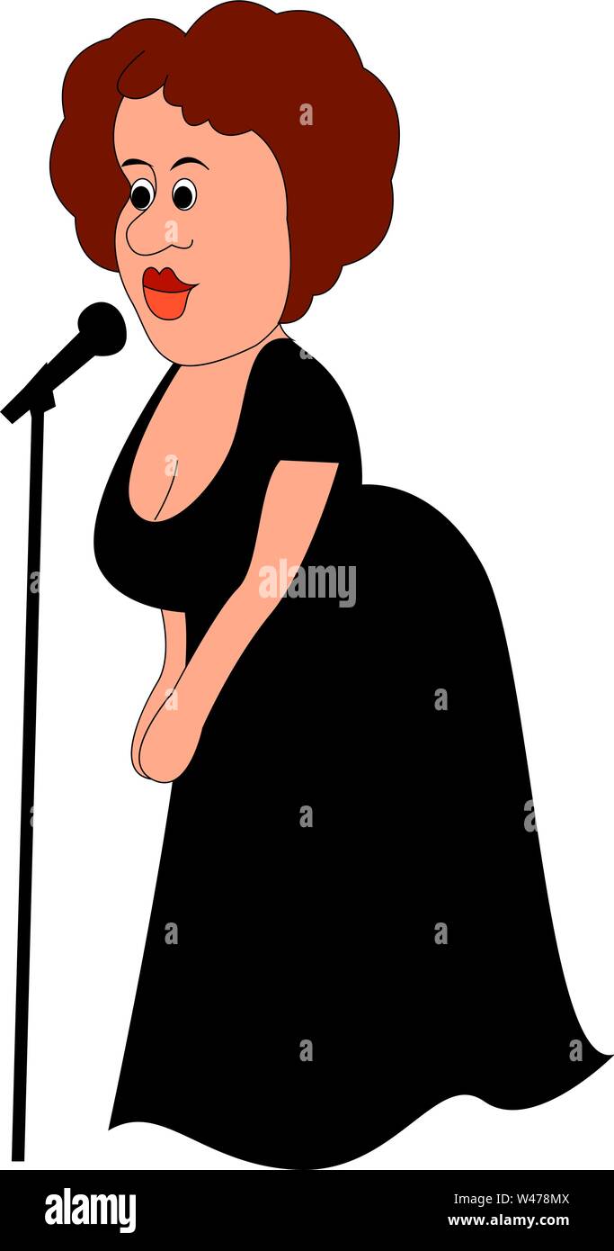 Singer Opera Cartoon High Resolution Stock Photography and Images - Alamy