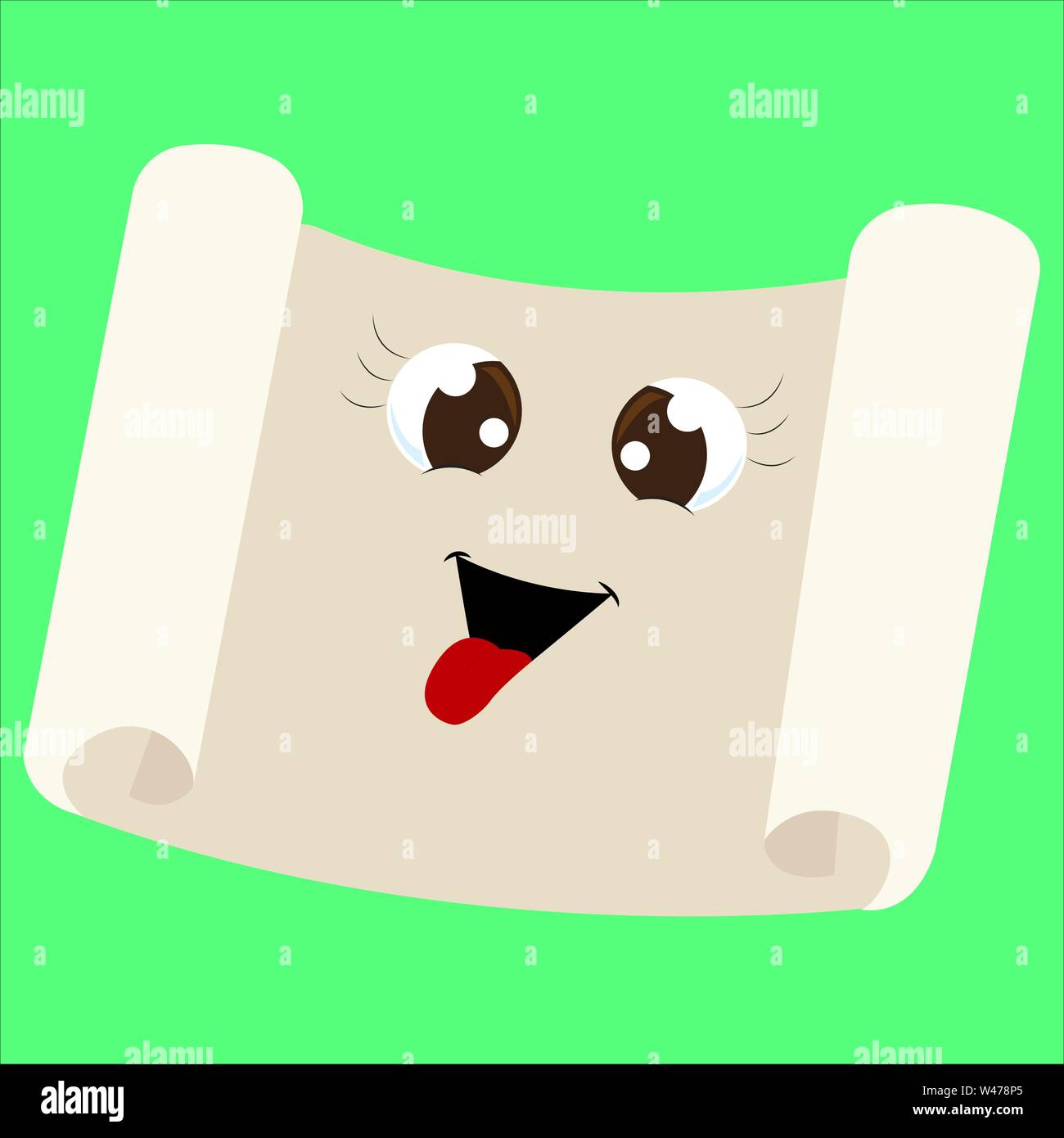 Crazy paper, illustration, vector on white background Stock Vector ...