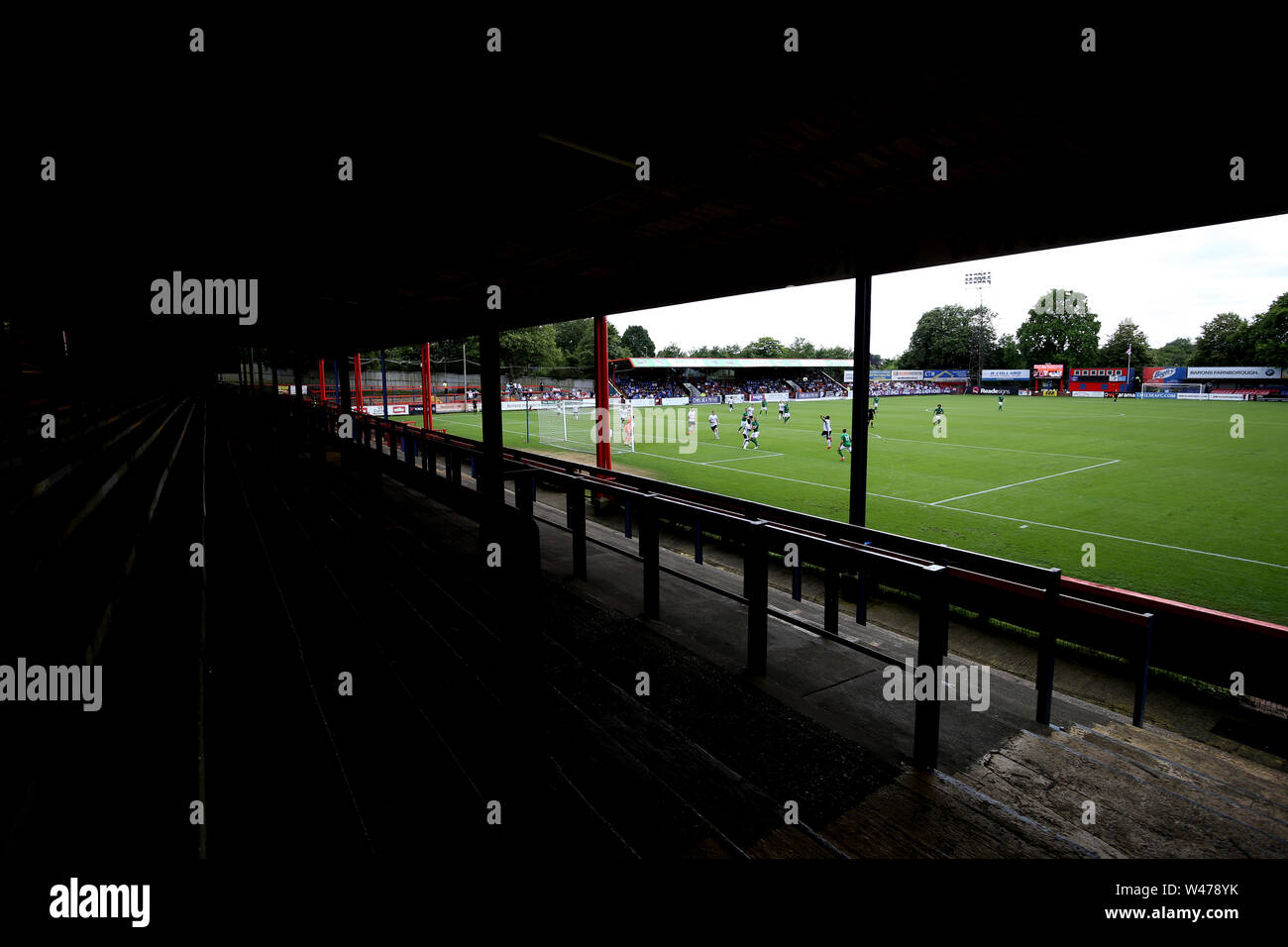 General view during the pre-season friendly match at the EBB Stadium ...
