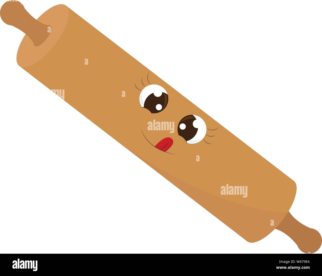 Knife and rolling pin Stock Vector Images - Alamy