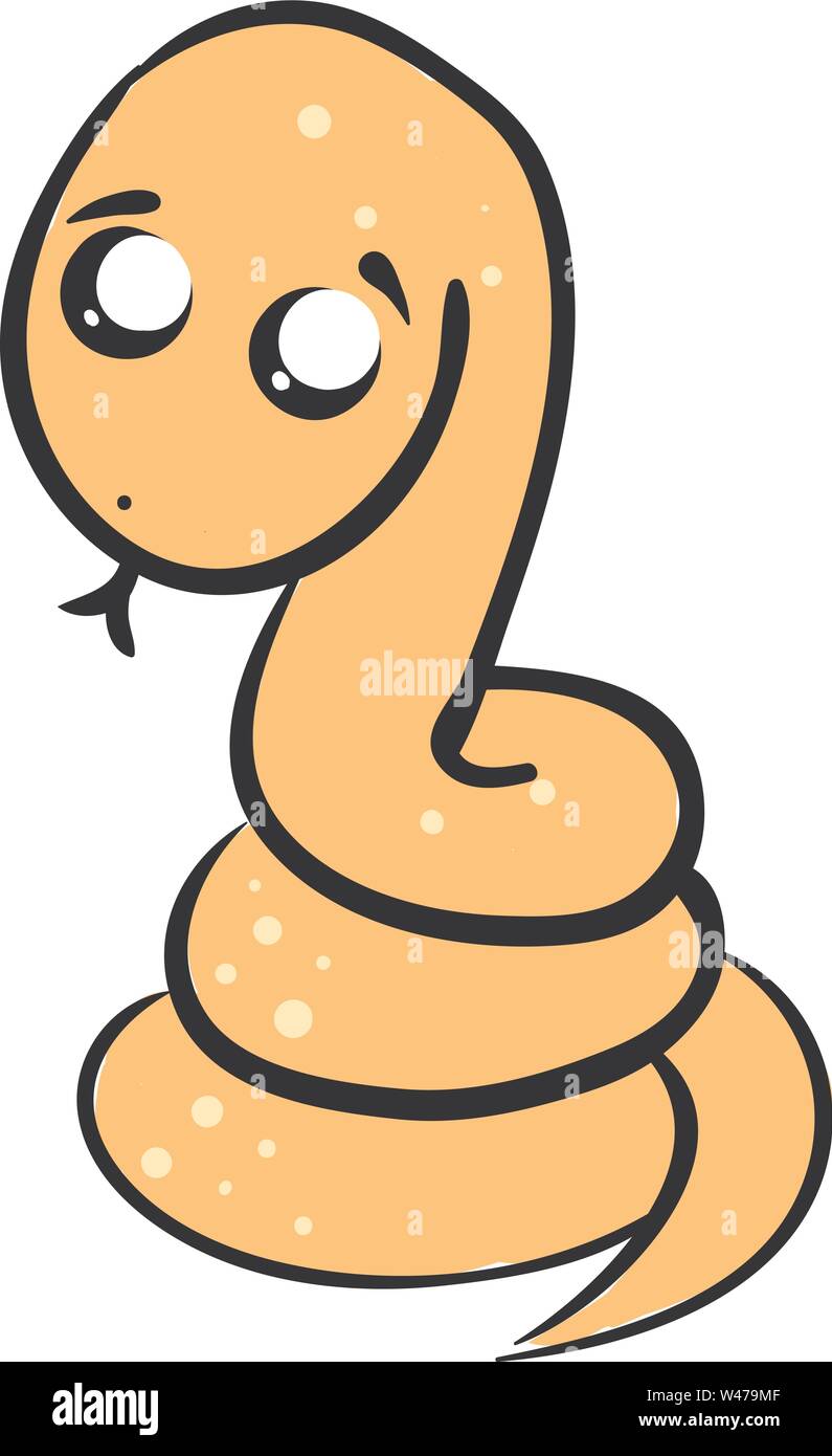 Vector illustration funny green snake hi-res stock photography and ...