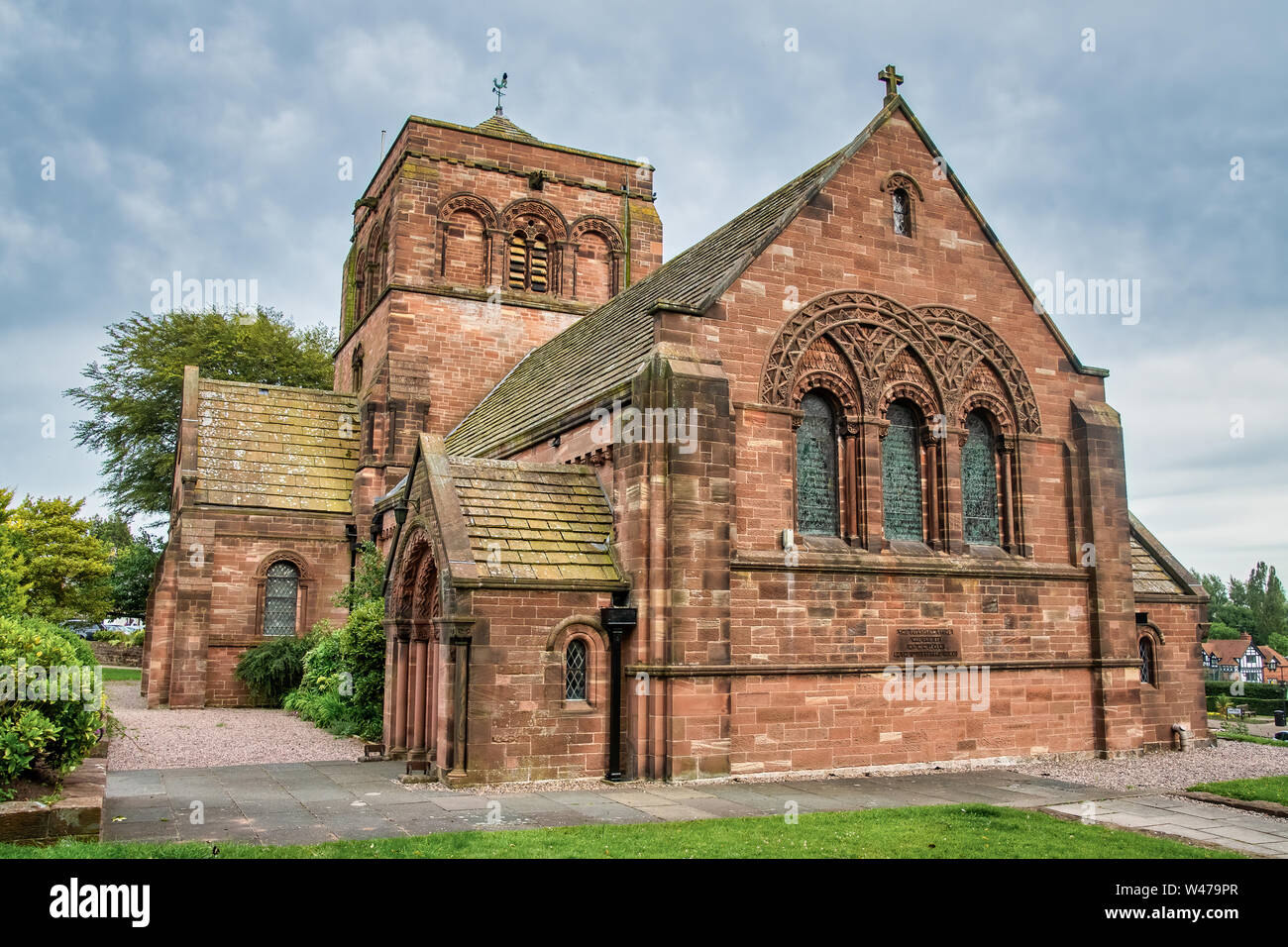 Exterior view of a Church in England Stock Photo - Alamy