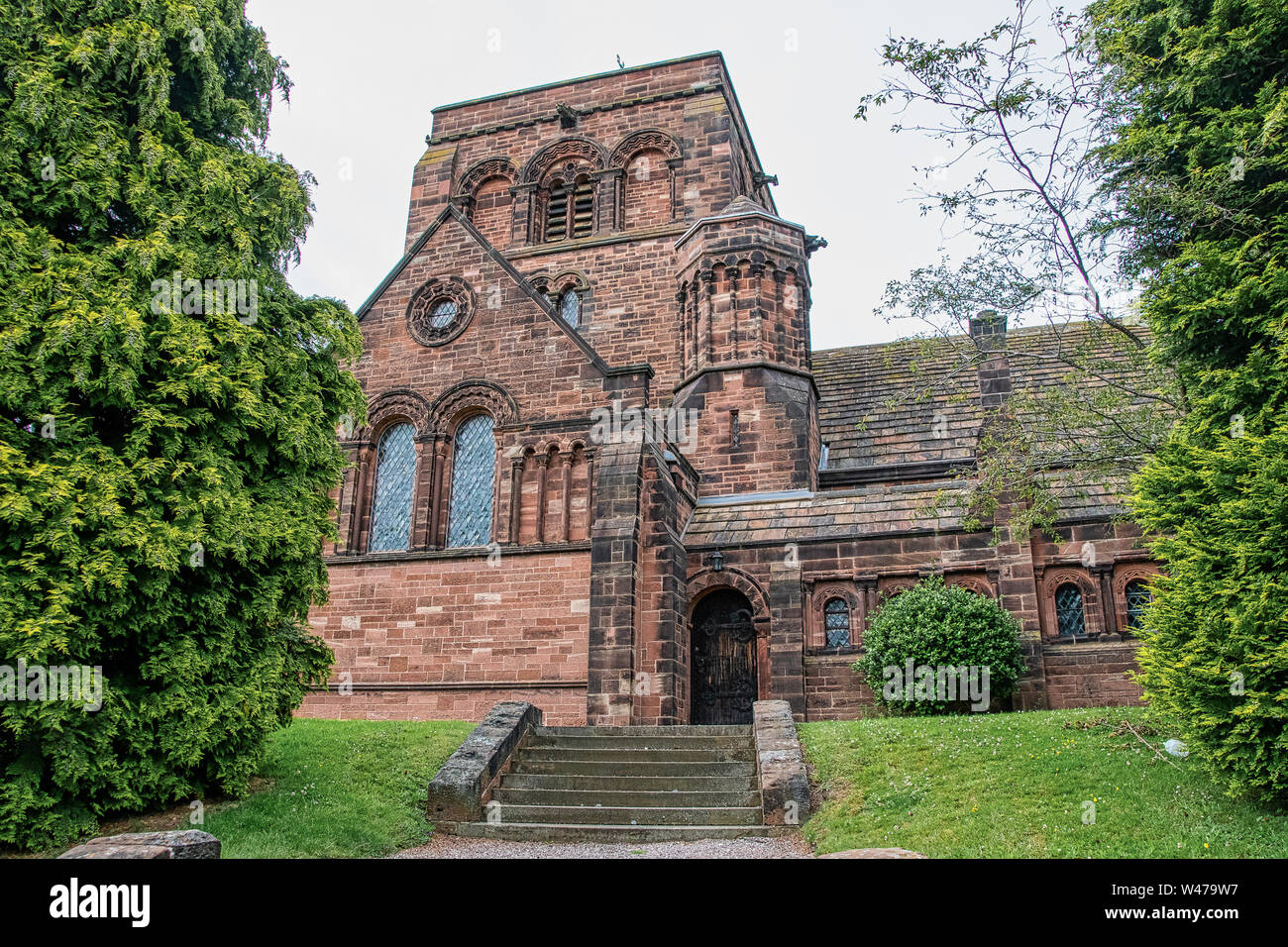 Exterior view of a Church in England Stock Photo - Alamy