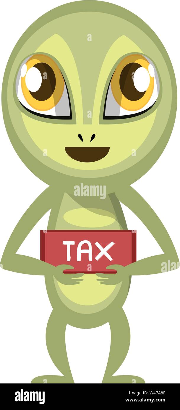 Tax payment cartoon character Cut Out Stock Images & Pictures - Alamy