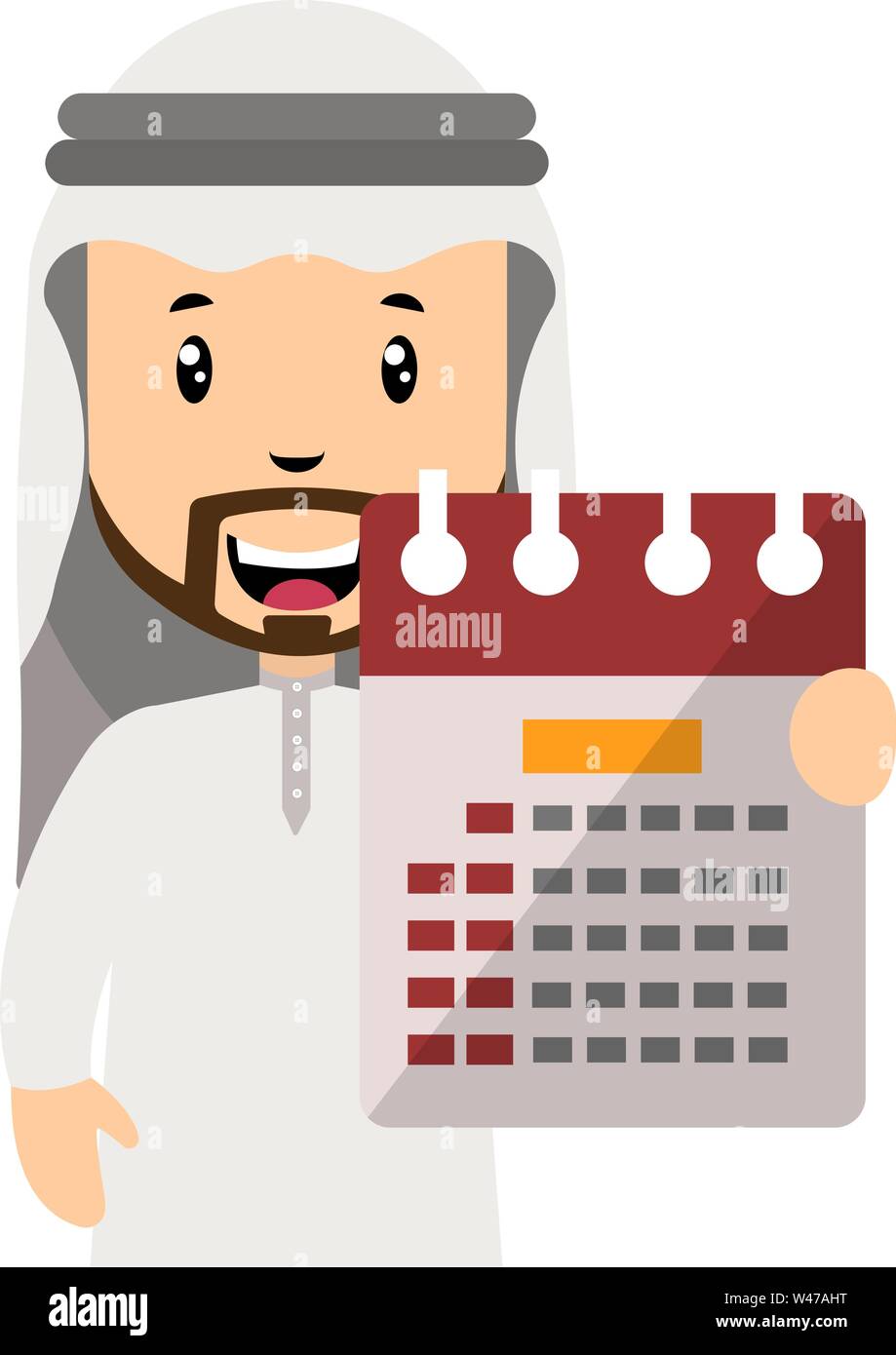 Arabic calendar Cut Out Stock Images & Pictures - Alamy