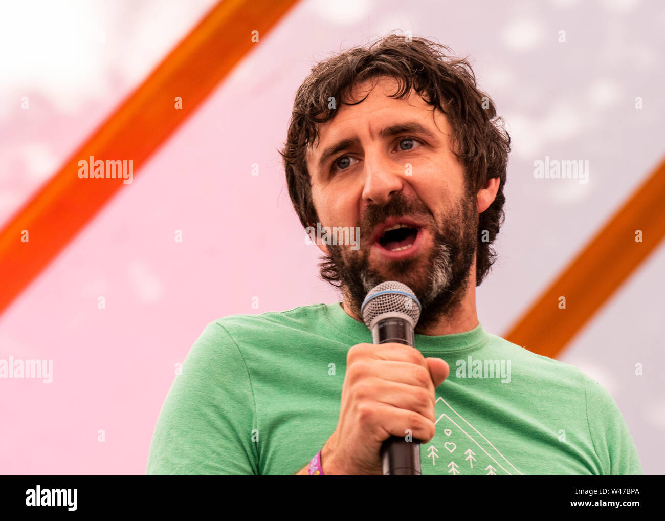 Comedian Mark Watson Performing At Latitude Festival Henham Park Comedian Mark Watson Performing At Latitude Festival Henham Park