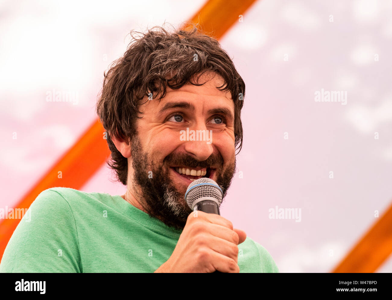 Comedian Mark Watson performing at Latitude Festival, Henham Park ...