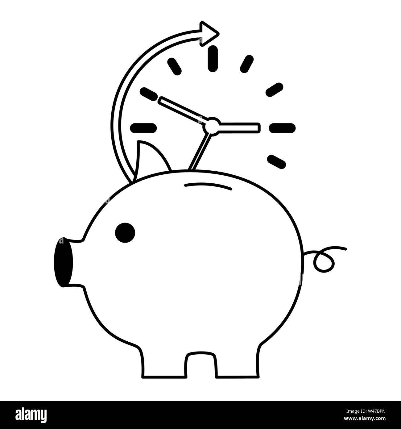 Bank around the clock Stock Vector Images - Alamy