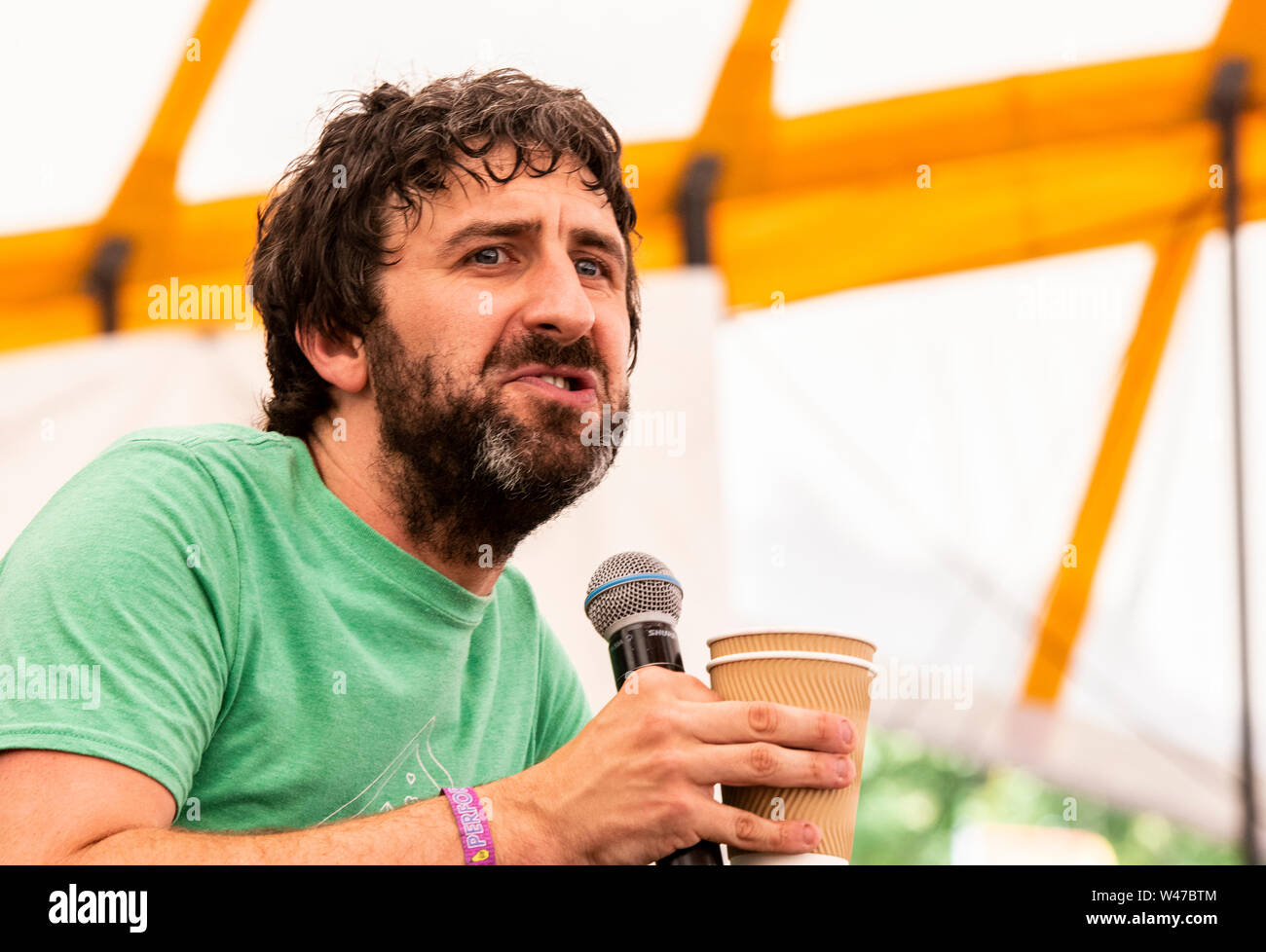 Comedian Mark Watson performing at Latitude Festival, Henham Park ...