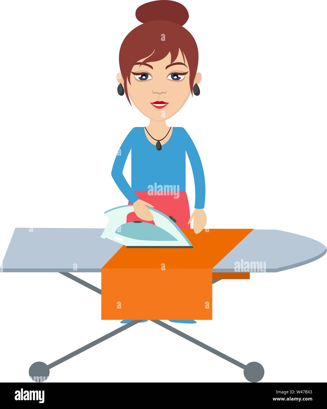 Woman model house on Stock Vector Images - Alamy