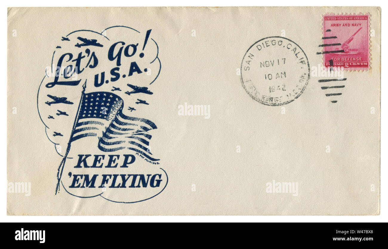 San Diego, California, The USA - 17 November 1942: US historical ...