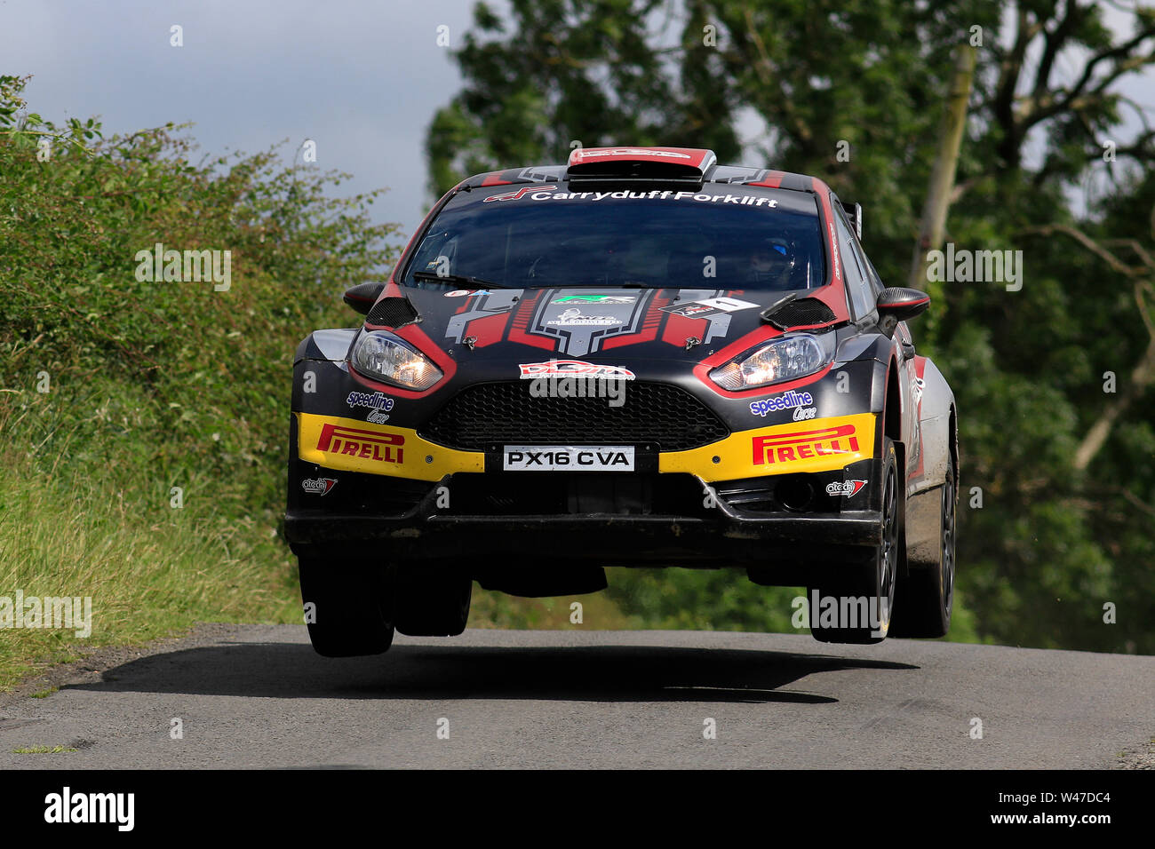 Carryduff forklift down rally hi-res stock photography and images - Alamy