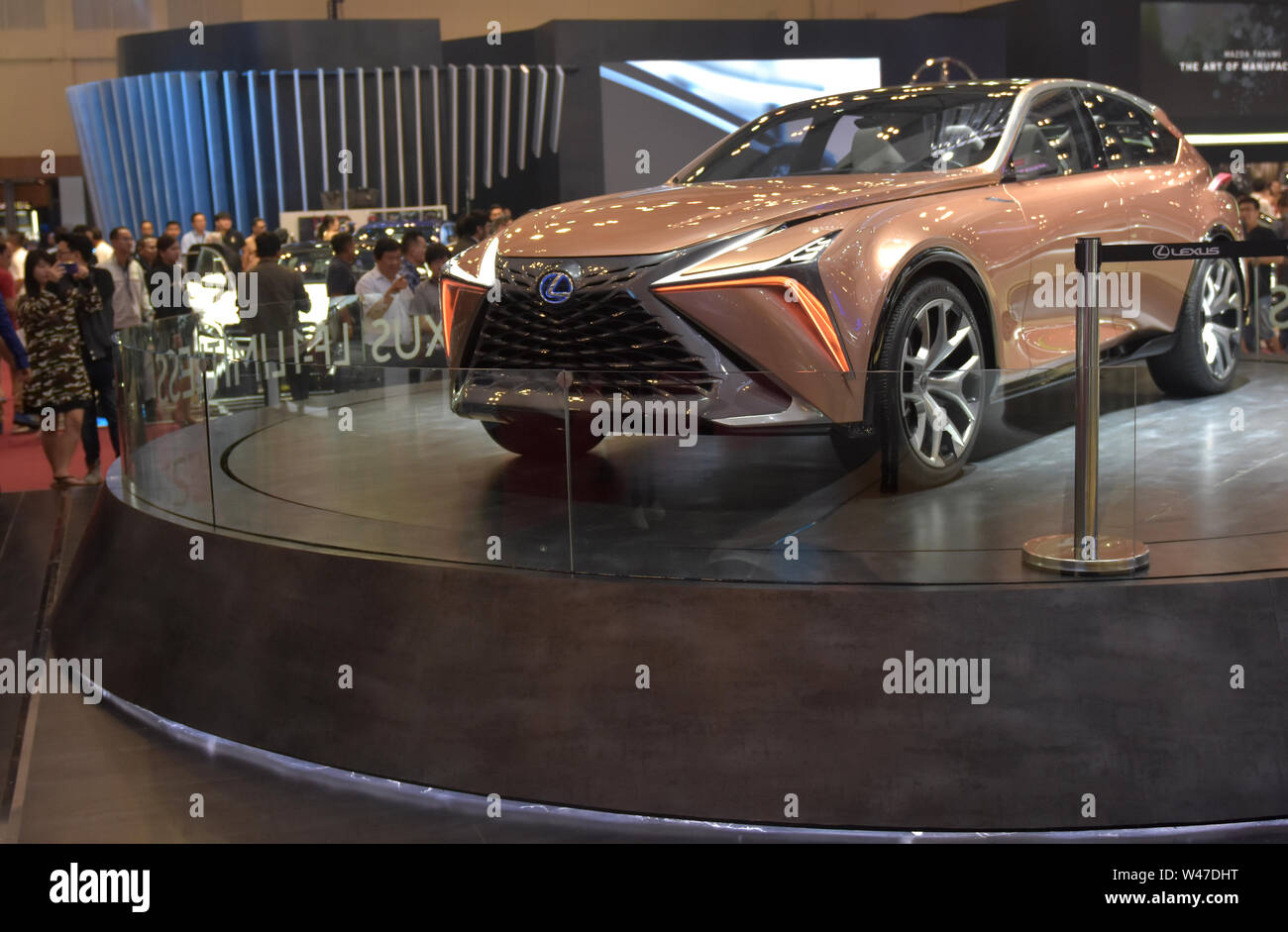 A Lexus LF-1 displayed at the Convention Exhibition during the Motor ...