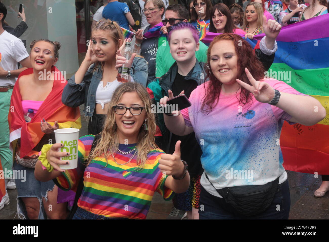 Queen of newcastle gay pride parade hi-res stock photography and images ...