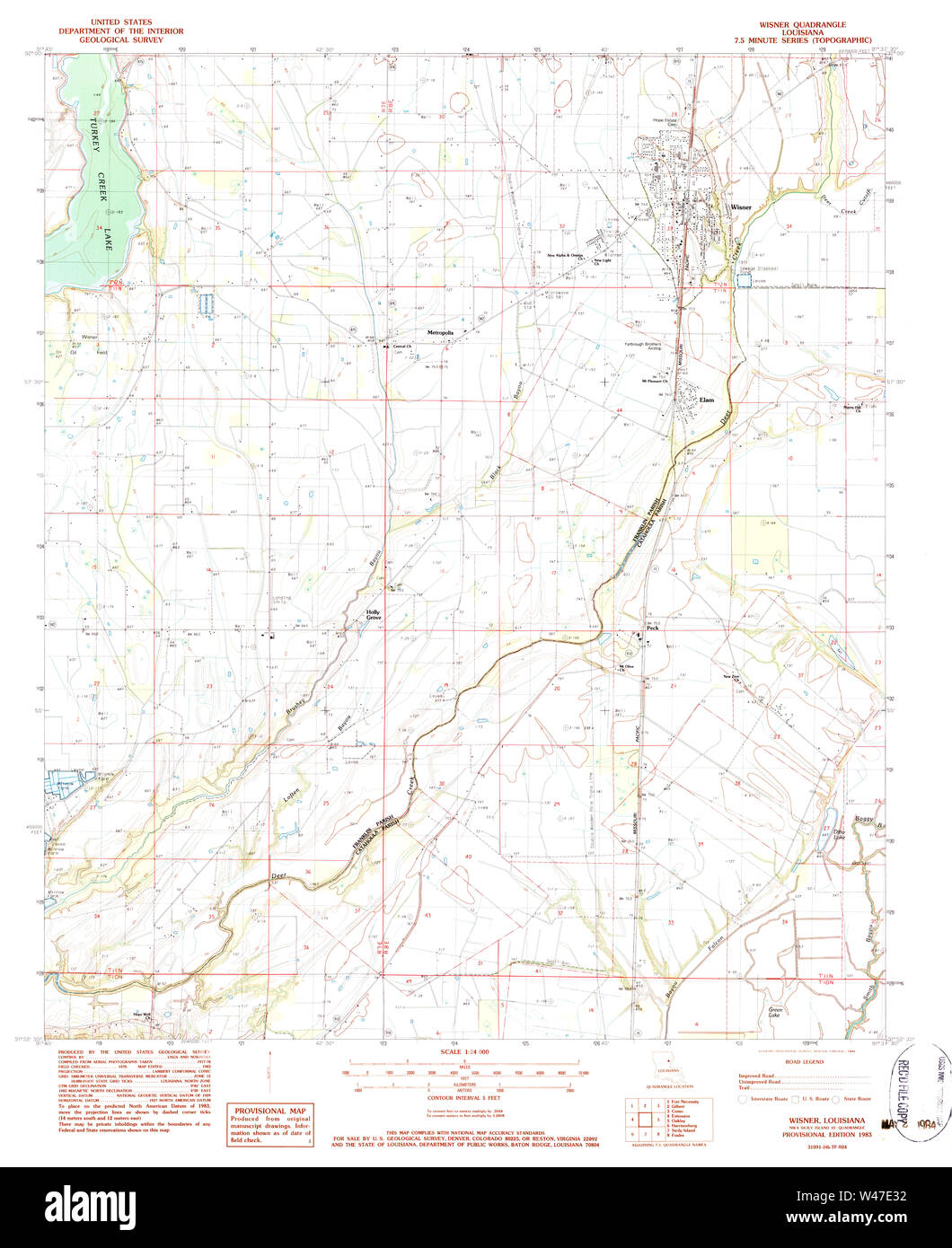 Map of wisner hi-res stock photography and images - Alamy