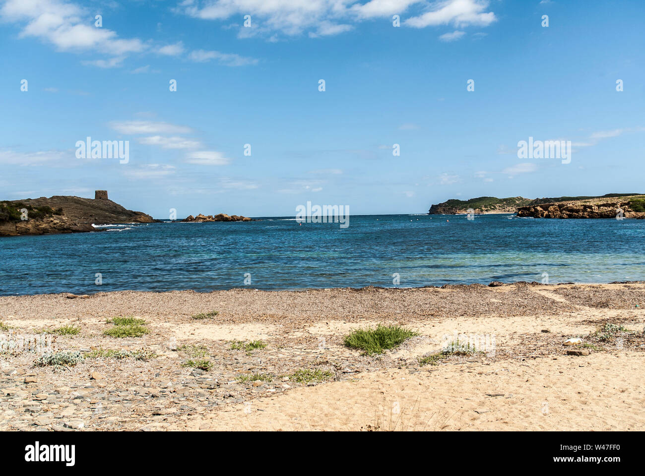 Es Colomar,Minorca Island,along the Cami de Cavalls coastal walk Stock ...