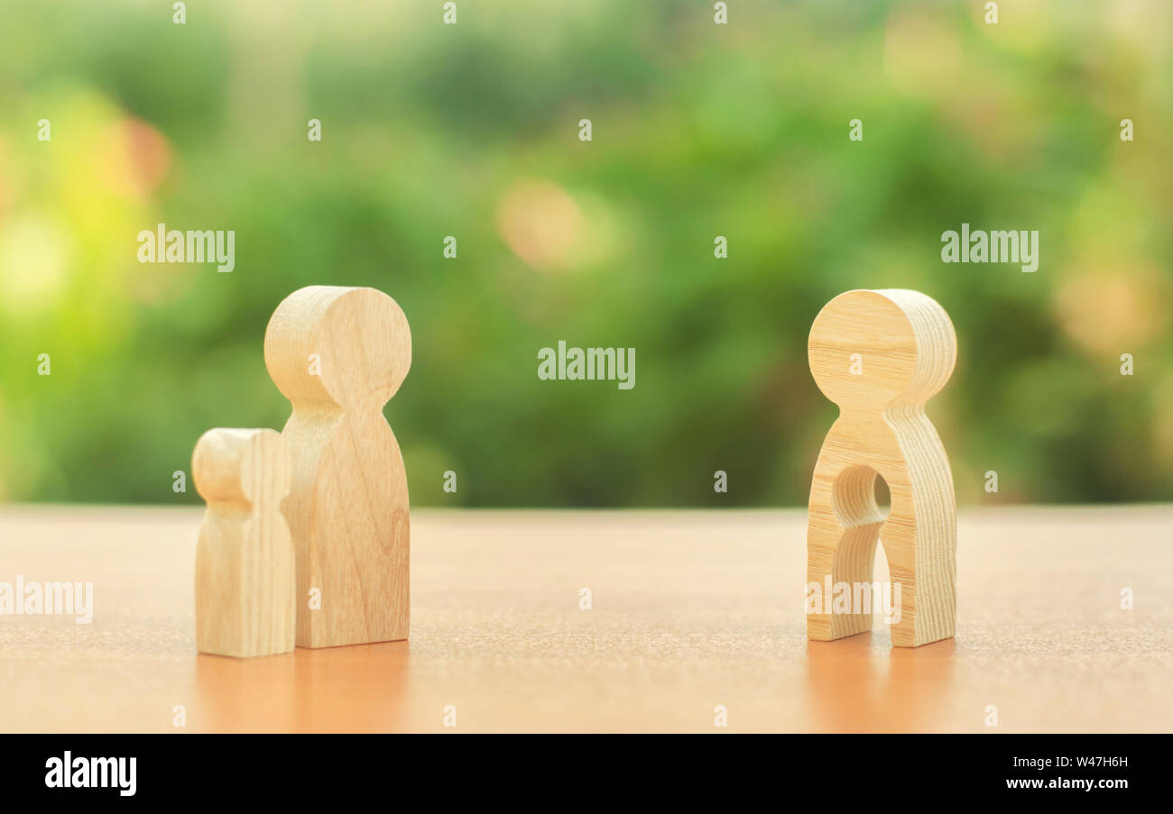 The father takes the child away from his mother. deprivation of the ...