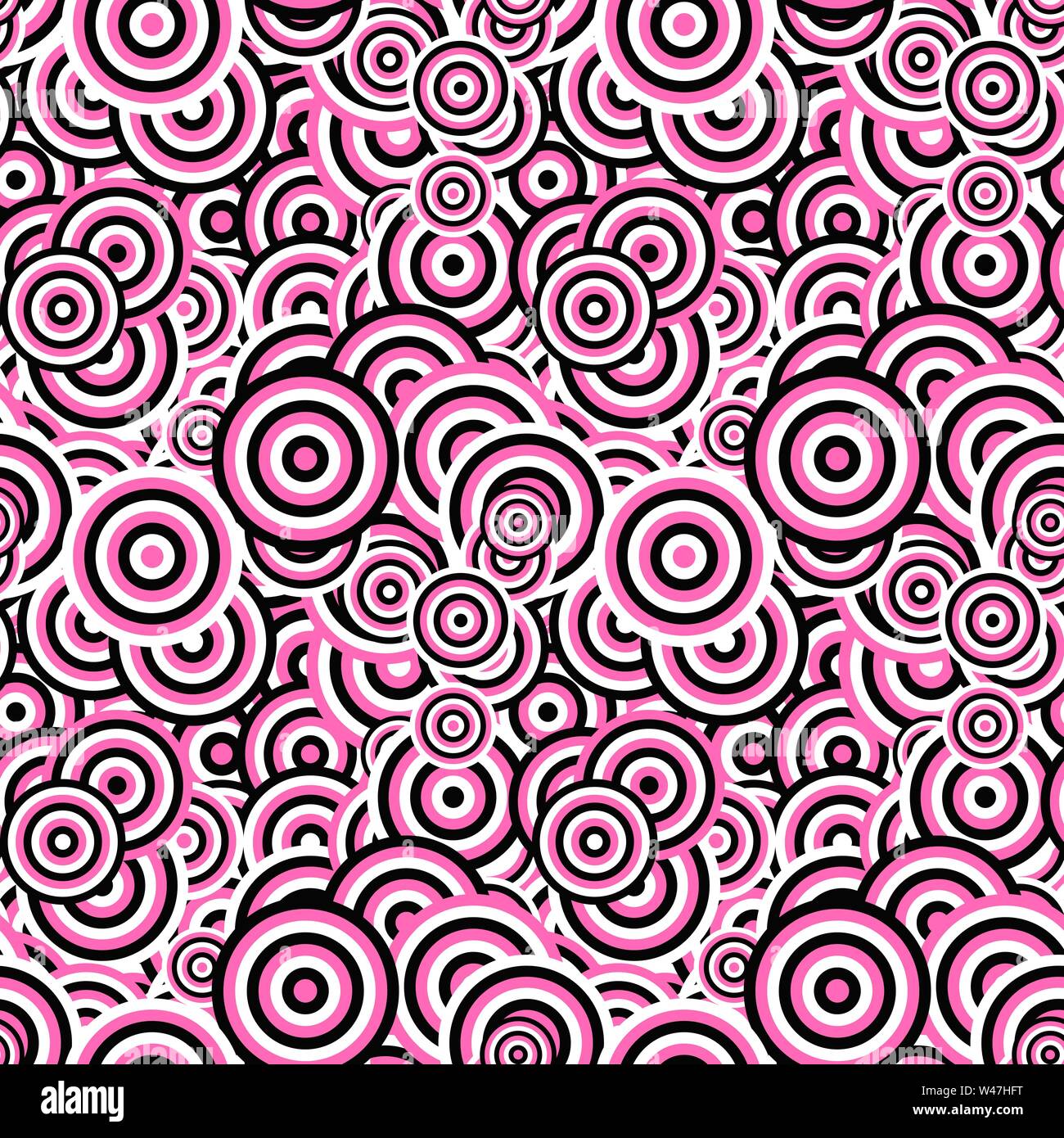 Abstract geometrical concentric ring pattern background - vector design ...